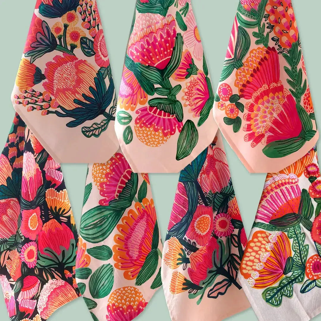 7-Day Tea Towel Set – Botanical Edition – Kirsten Katz